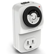 GE 24-Hour Heavy Duty Indoor Plug-In Timer, 2-Outlets, 15075 - Walmart.com