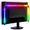 Fosmon 4.9ft LED Monitor Backlight, RGB Gaming Light Bar, USB Powered ...