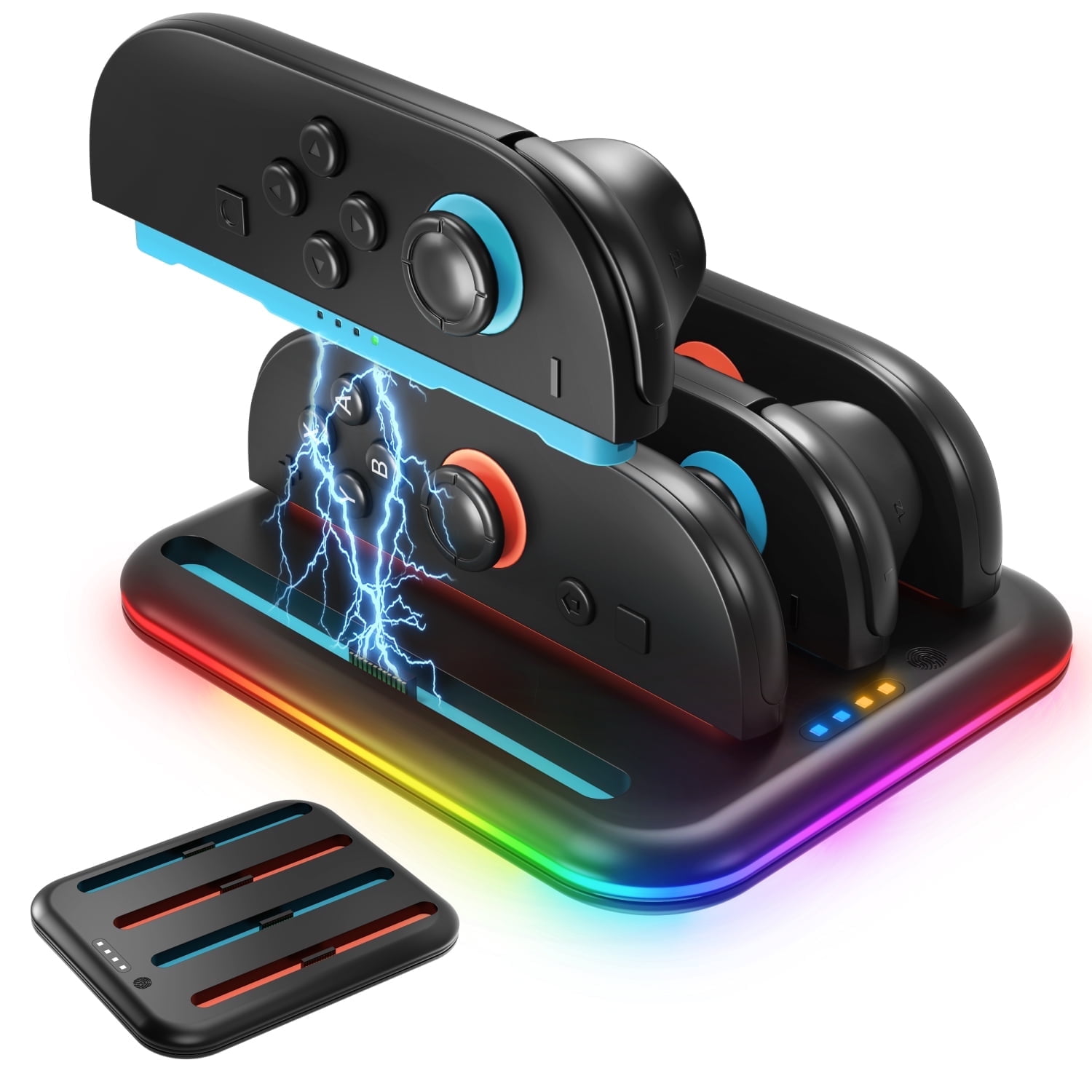 Fosmon Charging Station for Nintendo Switch 2 Controller Joy Con, 4in1 ...