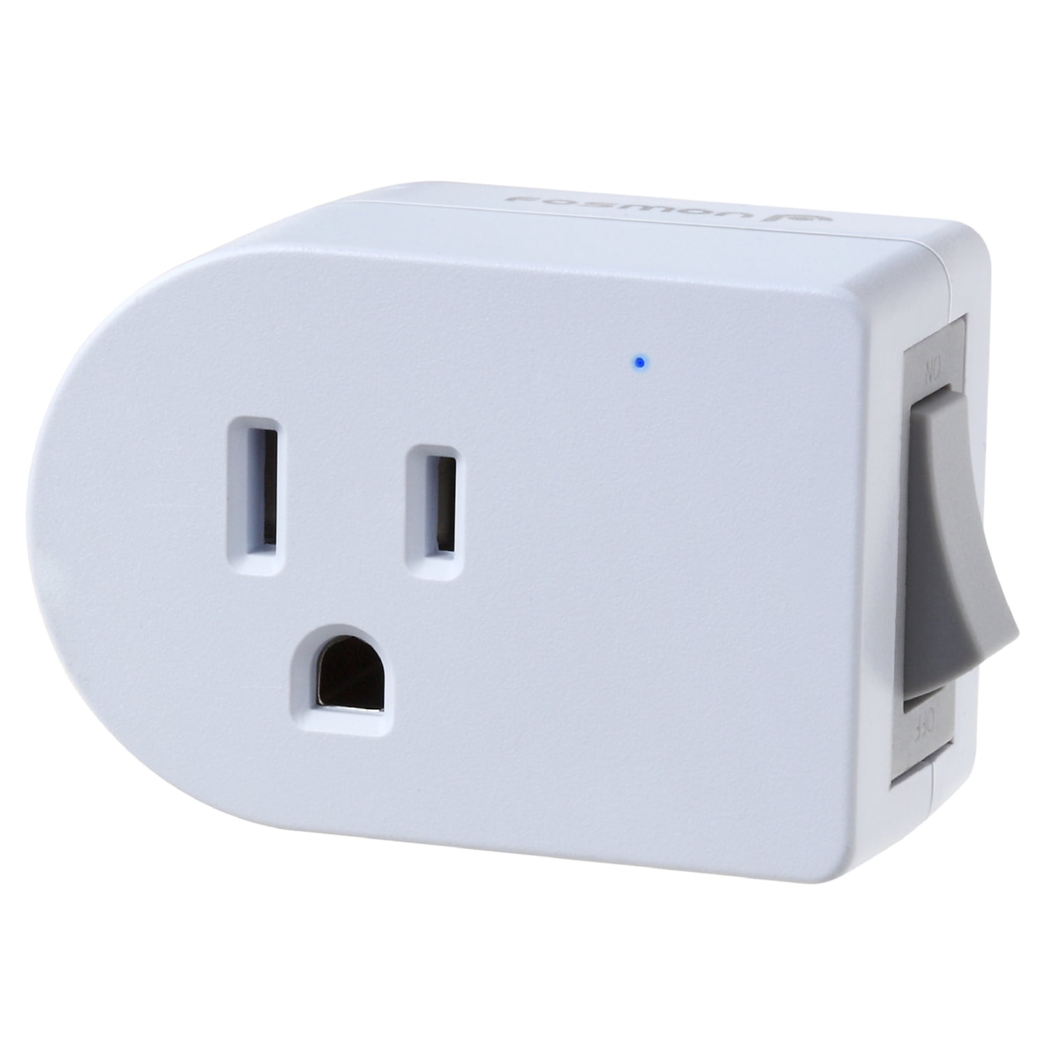 Fosmon Grounded Outlet with ON/Off Switch (1 Pack), 3 Prong Electrical ...