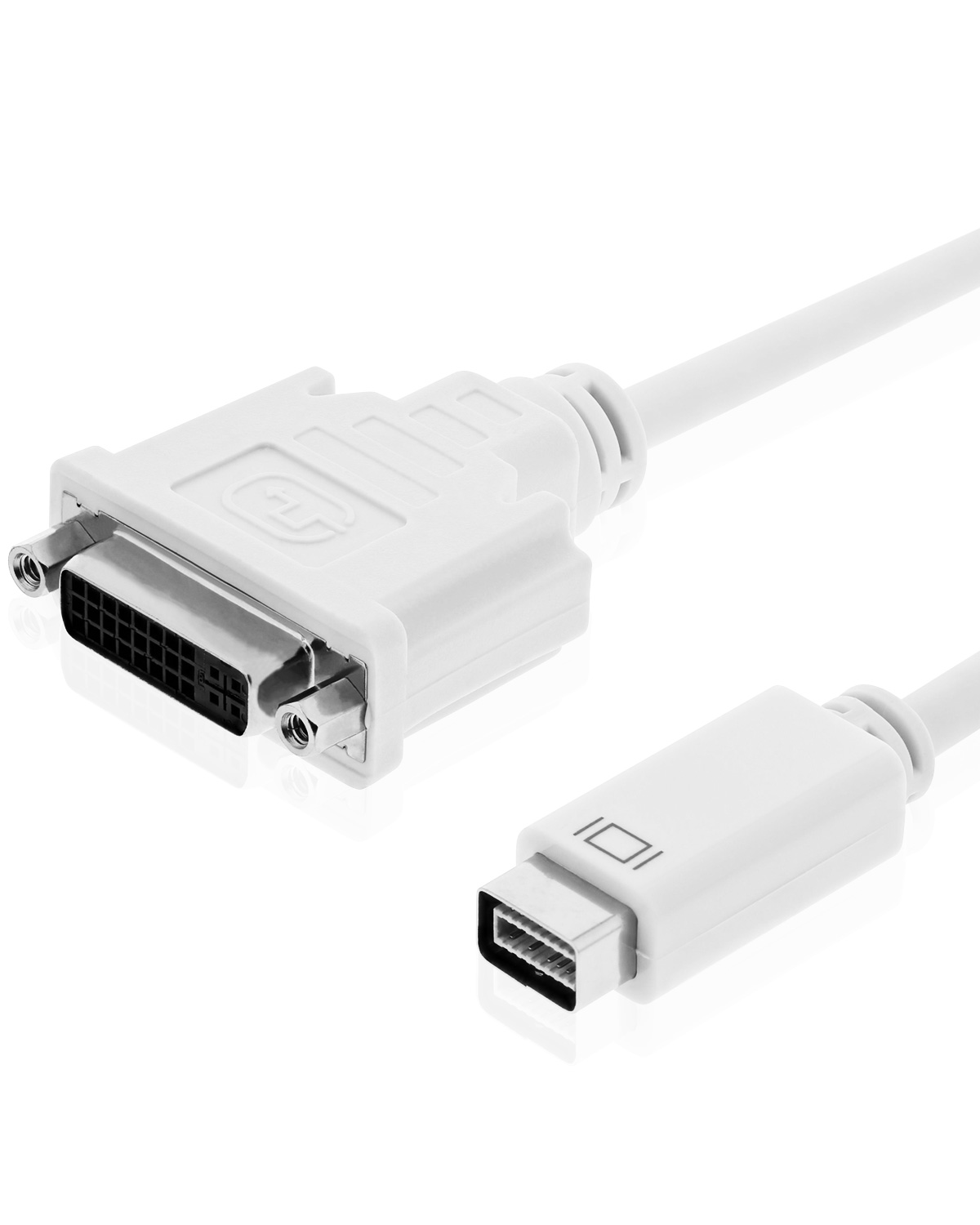 Fosmon Mini DVI (Male) to Standard DVI-I (Female) Video Adapter Cable ...