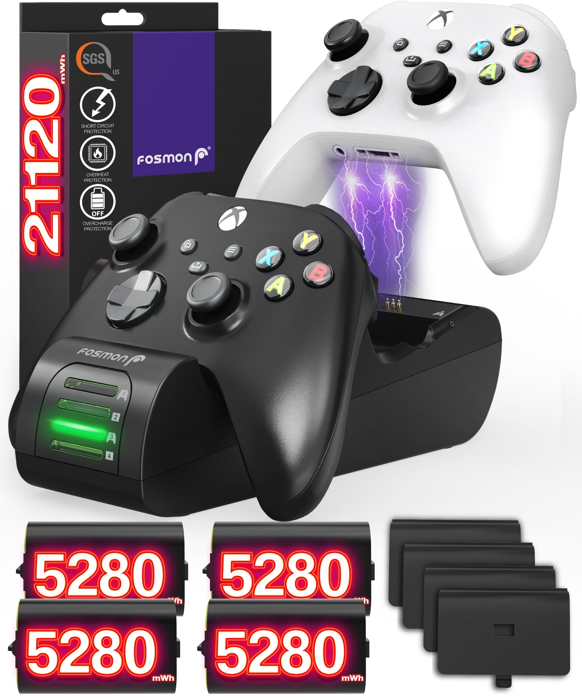 Free Shipping! Fosmon [Quad Pro 2 Max] Charger Stand, Charging Dock ...