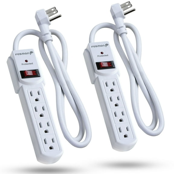 Power Strip Surge Protector, 6 Extension Cord, 600 Joules Surge ...