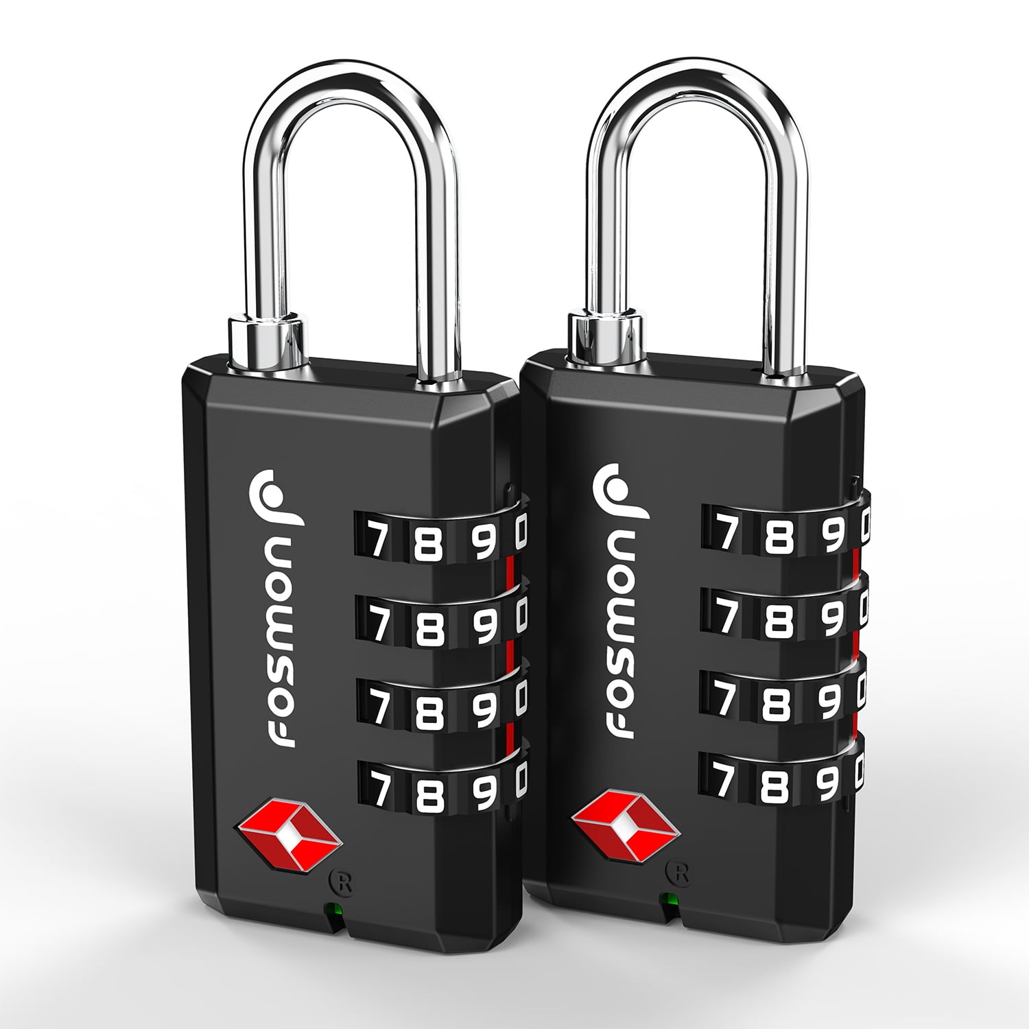 Fosmon TSA Approved Luggage Locks (2 Pack), Resettable Multi-Use 4 ...