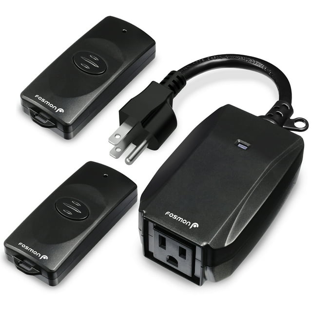 Fosmon Weatherproof Heavy Duty Outdoor Electrical Outlet Switch 3-Prong ...