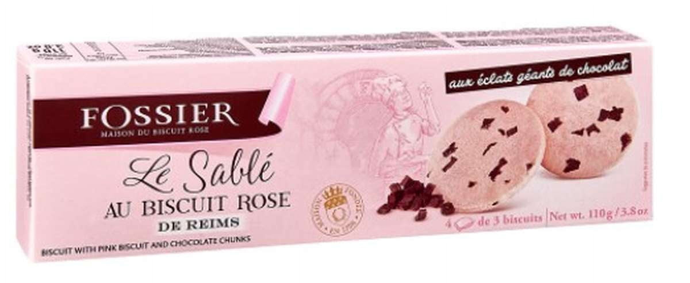 Fossier Pink Biscuit with Chocolate Chunks, 3.8 oz - Walmart.com