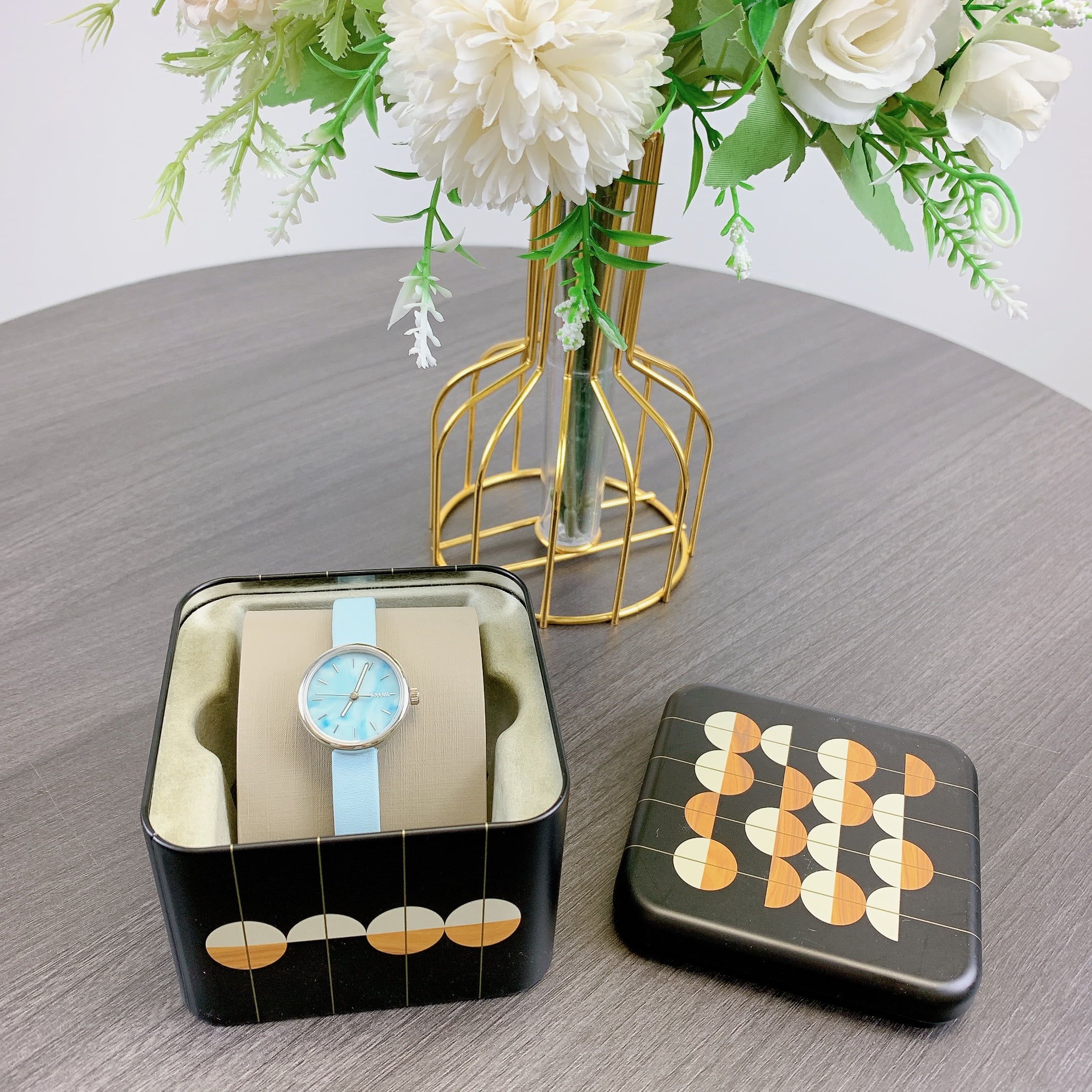 Fossil BQ3493 Tillie Mini Three-hand Aqua Leather Watch - Walmart.com