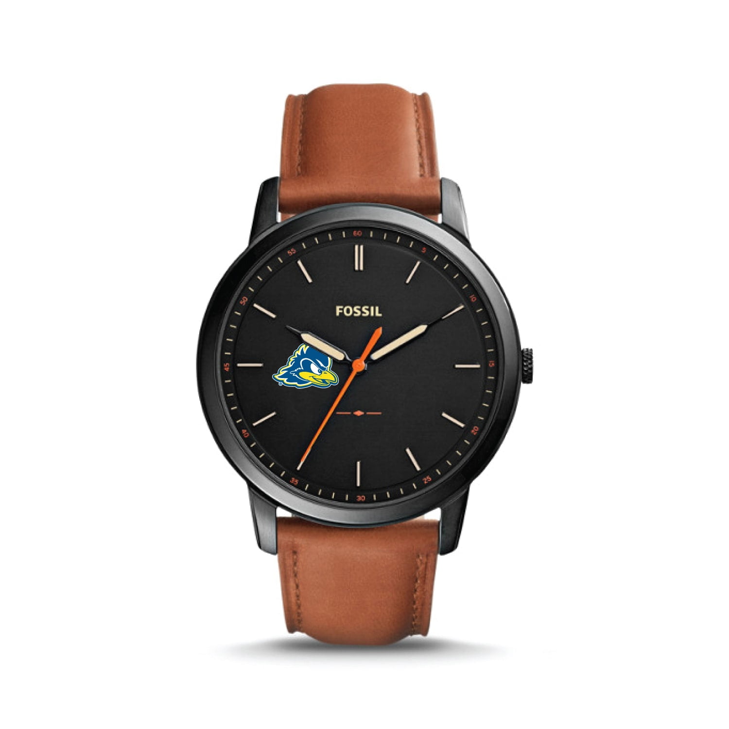 Fossil Delaware Fightin' Blue Hens The Minimalist Slim Light Brown ...