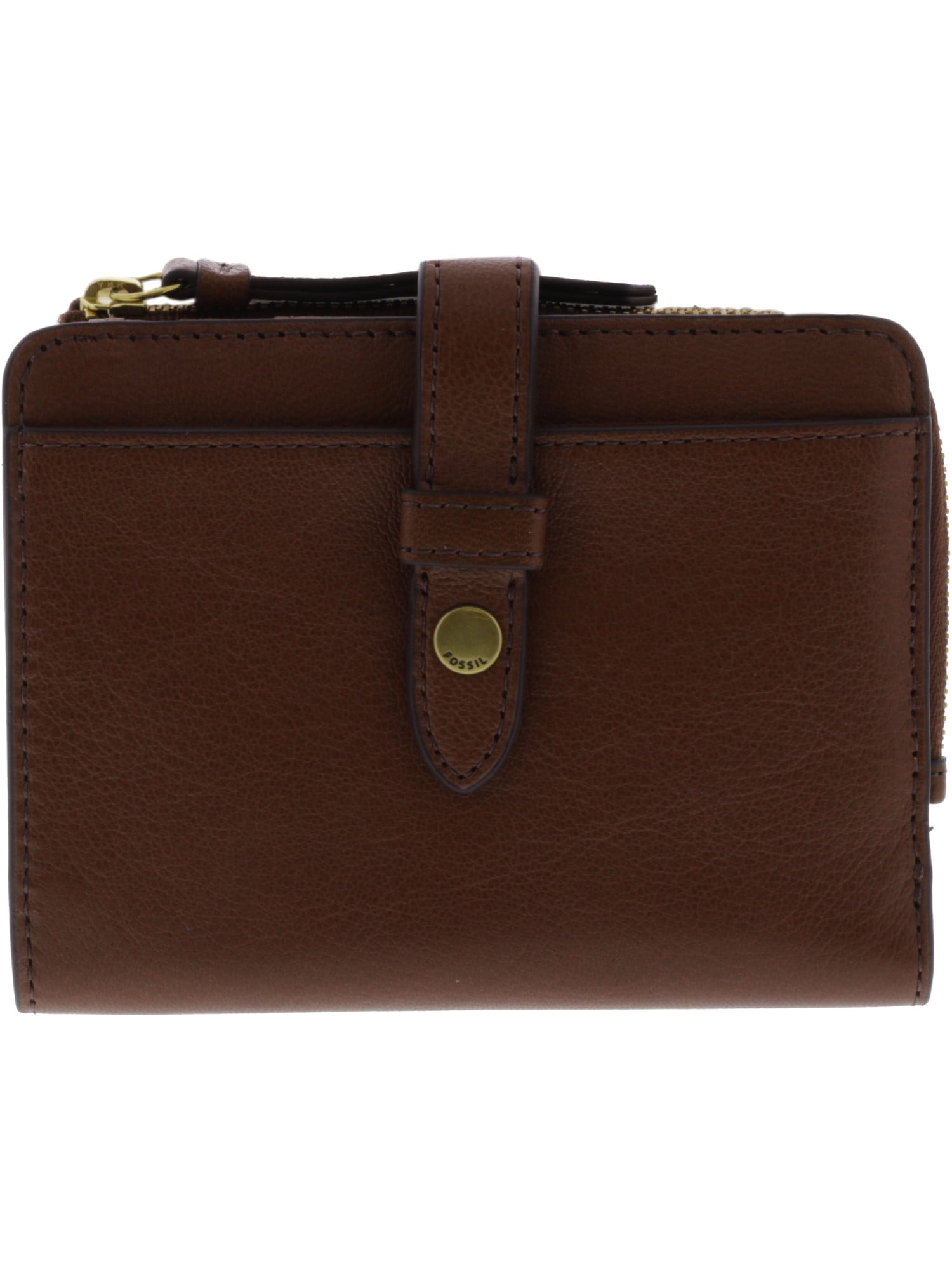 Fossil Fiona Multifunction Leather Wallet - Brown - Walmart.com