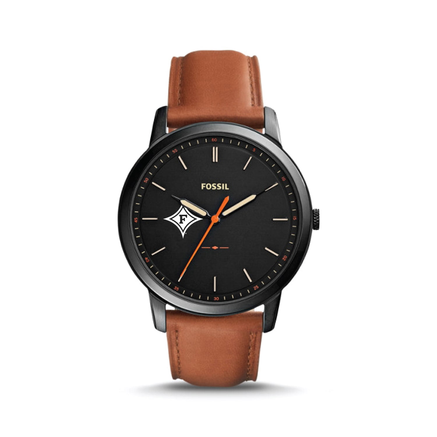 Fossil Furman Paladins The Minimalist Slim Light Brown Leather Watch ...