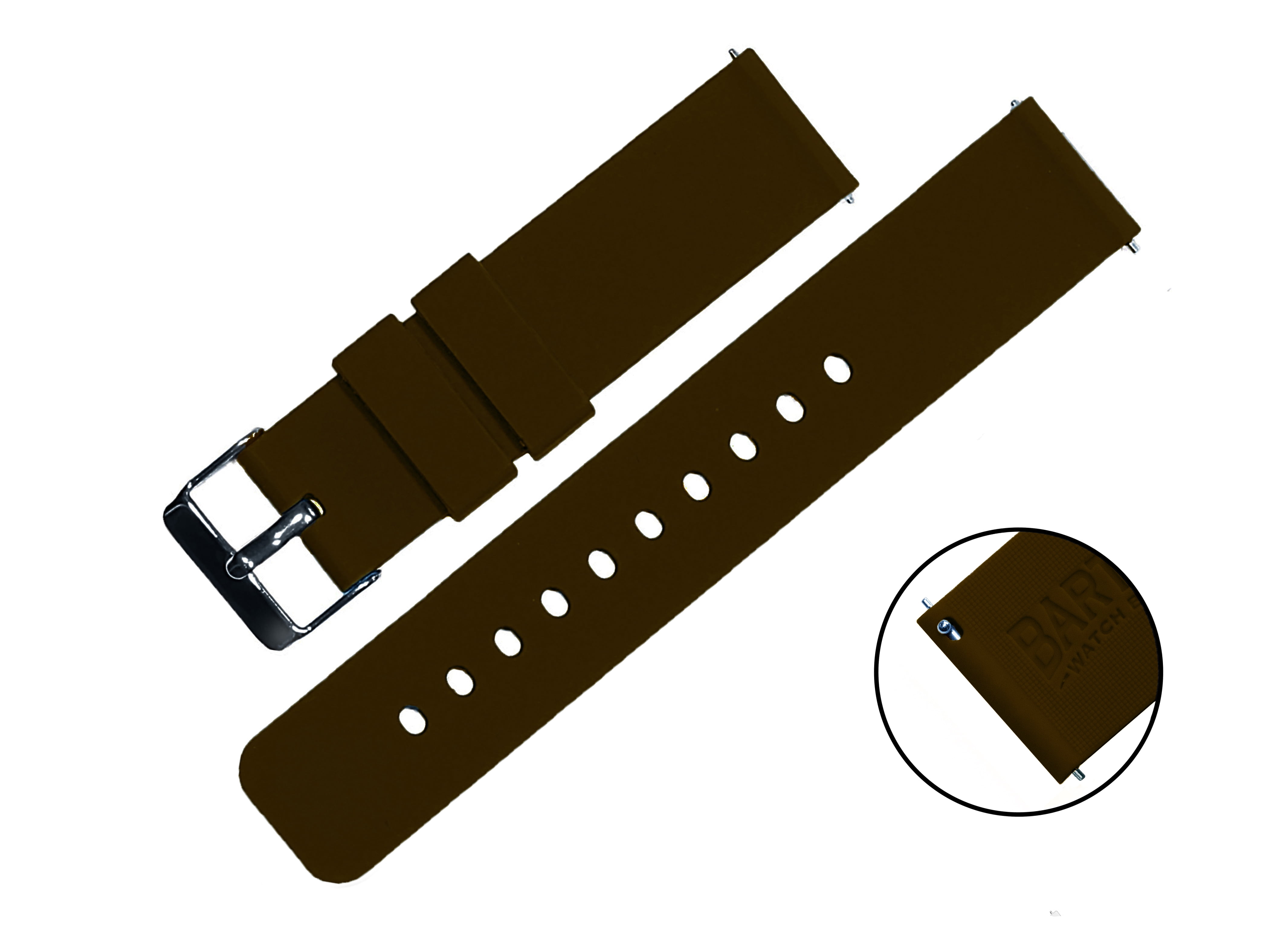 Fossil Gen 5 | Silicone | Cool Grey by Barton Watch Bands - Walmart.com