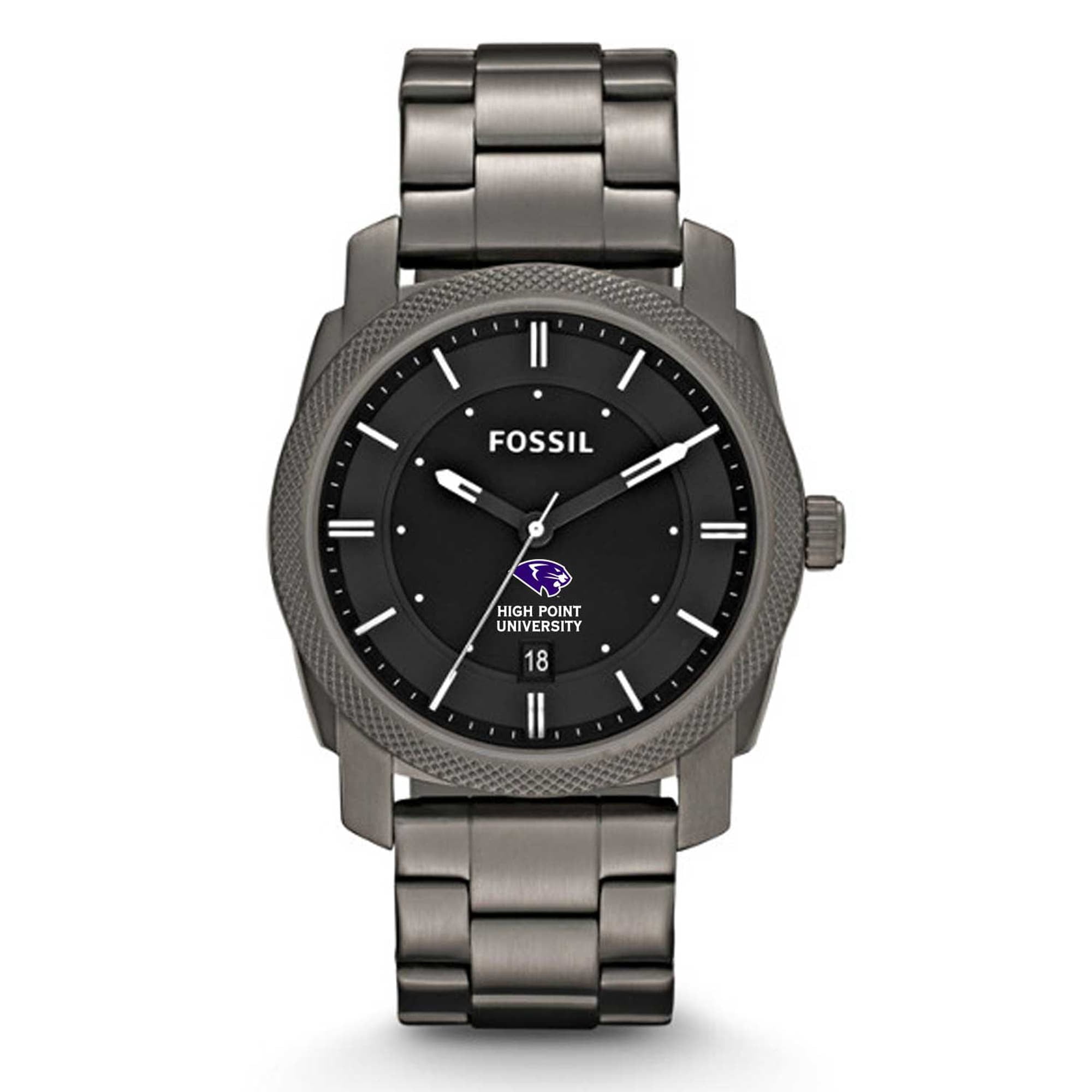 Fossil High Point Panthers Machine Smoke Stainless Steel Watch ...