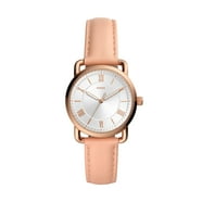 Fossil Women's Carlie Three-Hand Rose Gold Stainless Steel Watch ES4301 ...