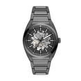 Fossil Men's Everett Automatic, Smoke-Tone Stainless Steel Watch ...