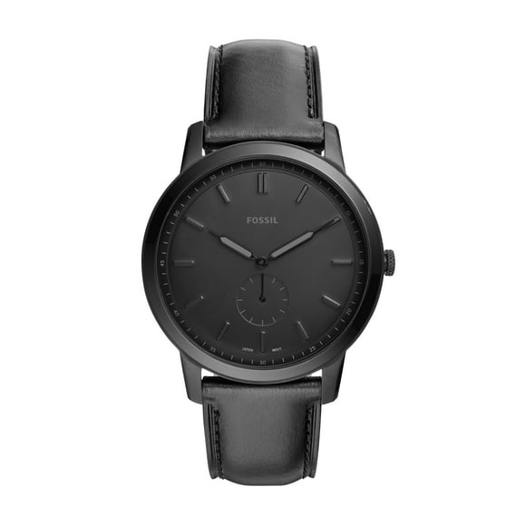 Men's Black Fossil Watches