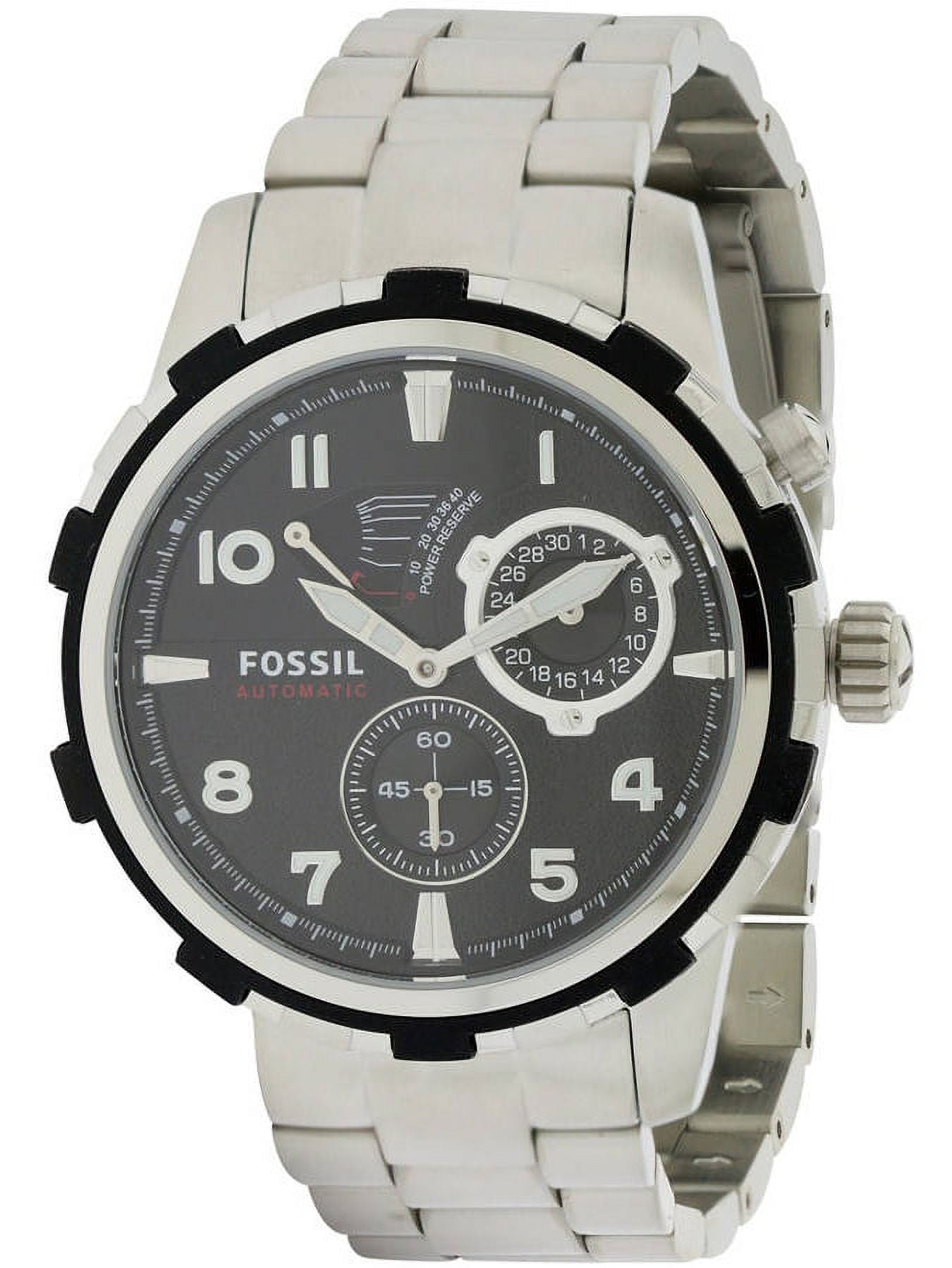 Fossil Men's Dean Automatic Stainless Steel Watch ME3038 - Walmart.com