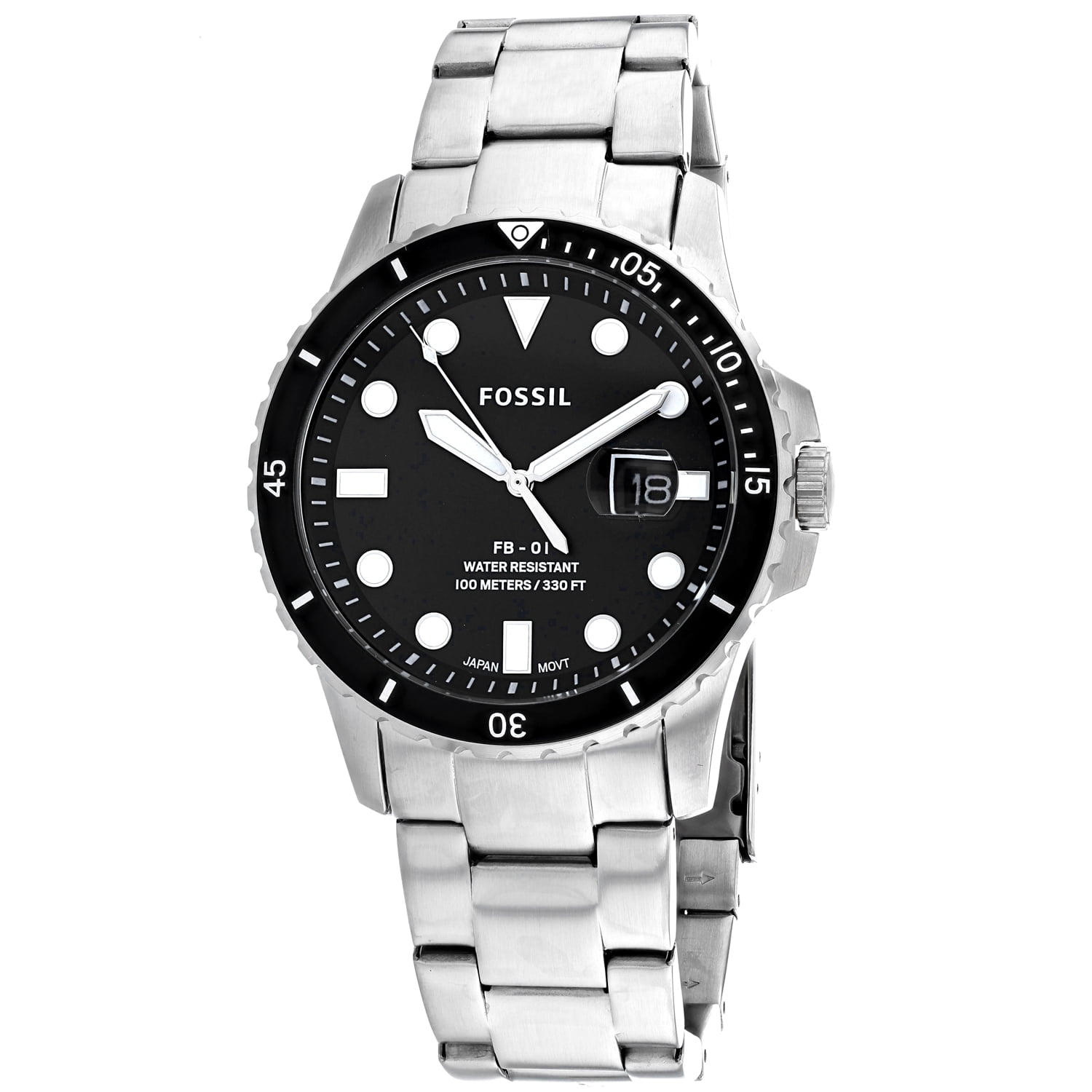 Fossil Men's FB-01 Black Dial Watch - FS5652 - Walmart.com