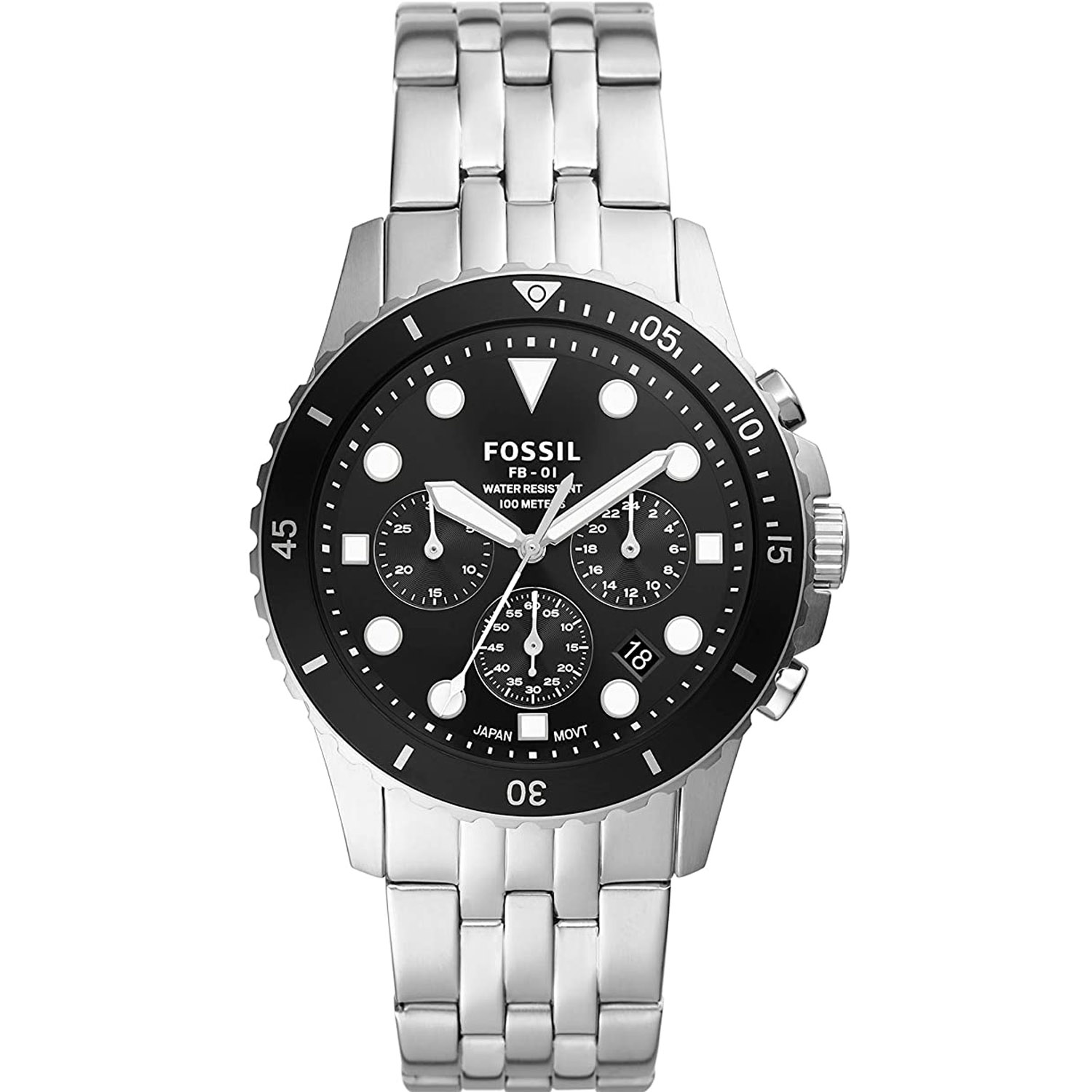Fossil Men's FB-01 Black Dial Watch - Walmart.com