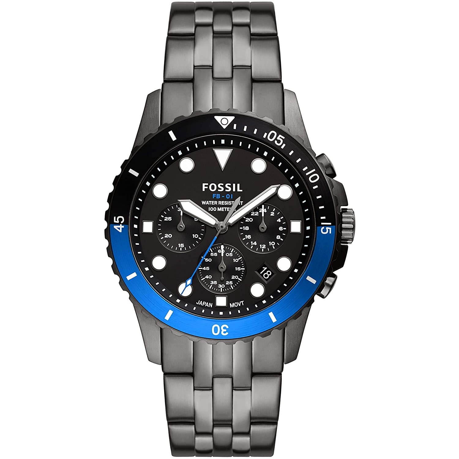 Fossil Men's FB-01 Black Dial Watch - Walmart.com