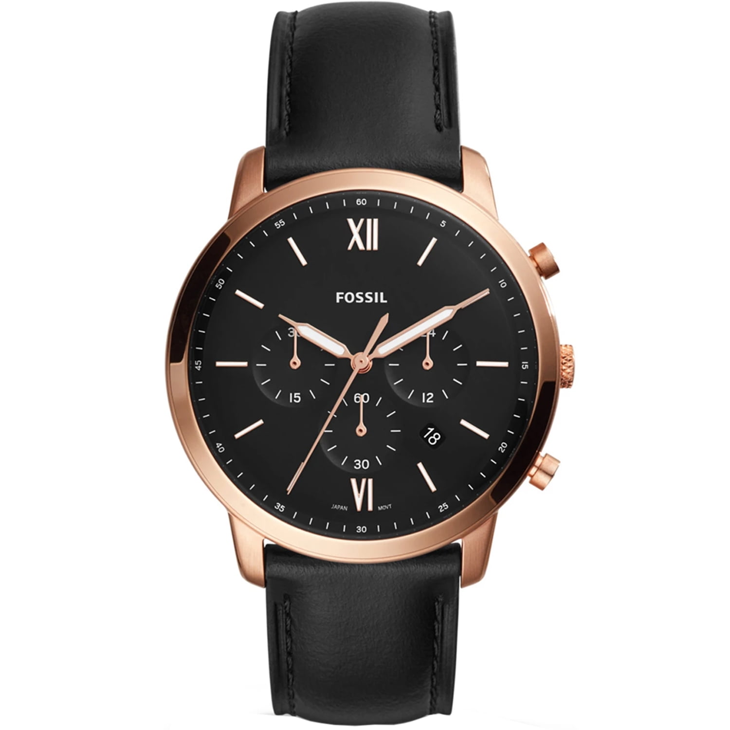 Fossil Men's Neutra Black Dial Watch - FS5381 - Walmart.com