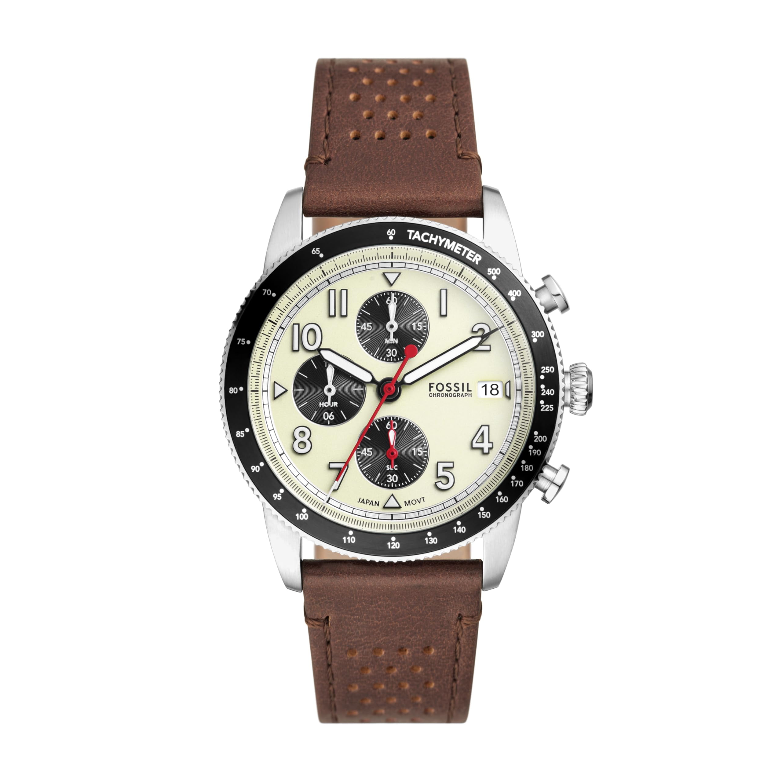 Fossil Men's Sport Tourer Quartz Stainless Steel Chronograph Watch ...
