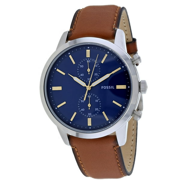 Fossil Men's Townsman Blue Dial Watch - FS5279 - Walmart Business Supplies