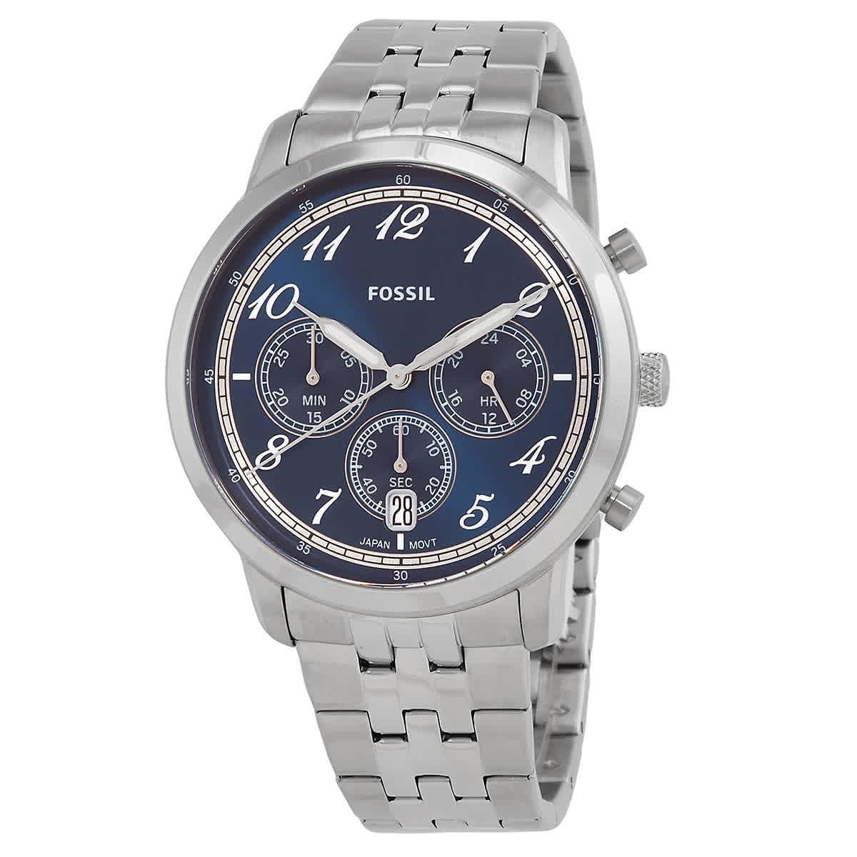 Fossil Neutra Chronograph Quartz Blue Dial Men's Watch FS6025 - Walmart.com