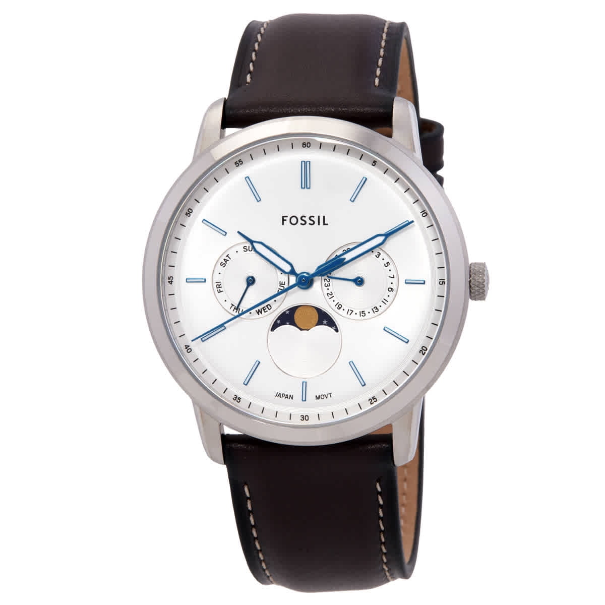 Fossil Neutra Quartz Silver Dial Men's Watch FS5905 - Walmart.com