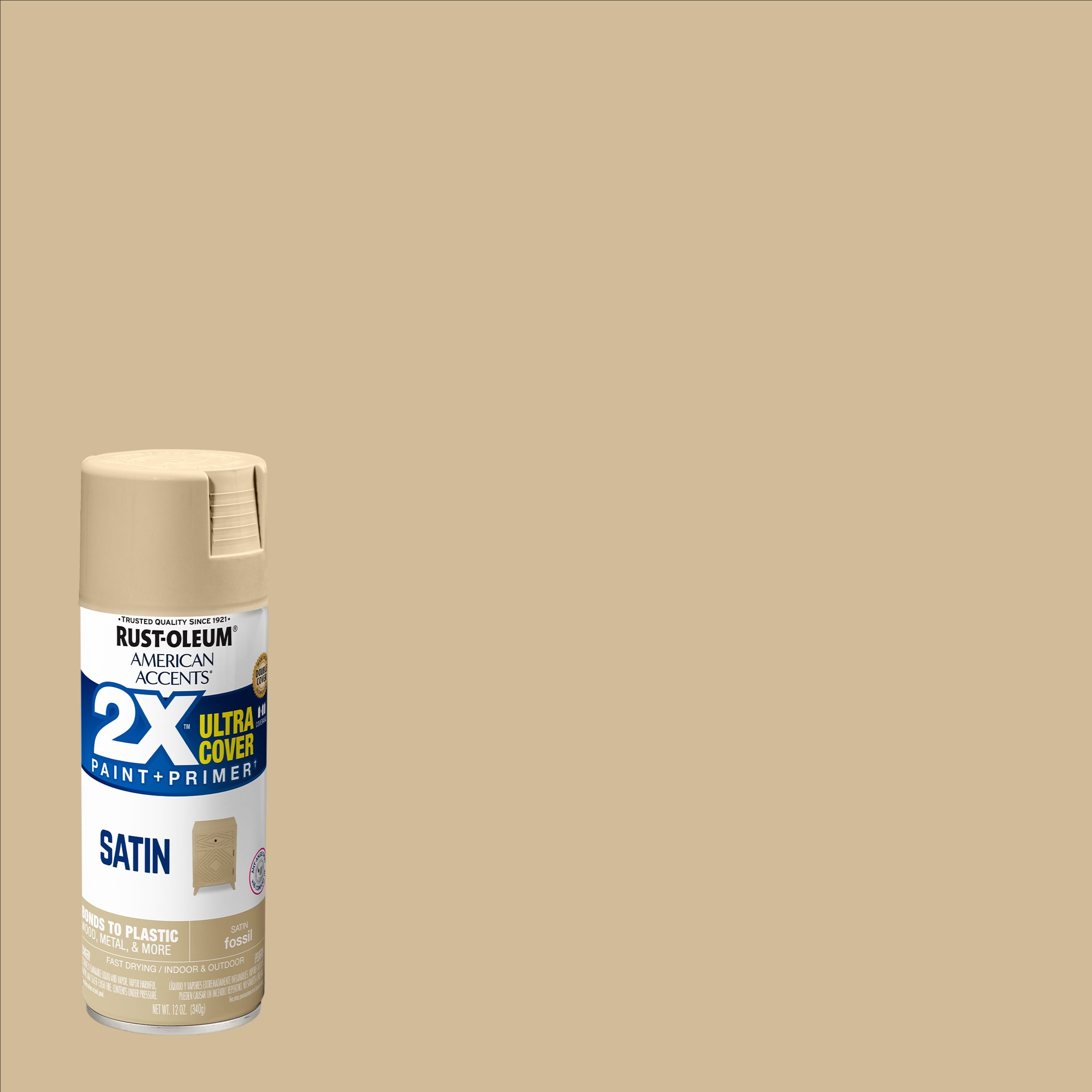 Fossil, Rust-Oleum American Accents 2X Ultra Cover Satin Spray Paint ...