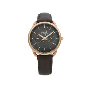 Fossil Women's Virginia Three-Hand Day-Date, Rose Gold-Tone Stainless ...