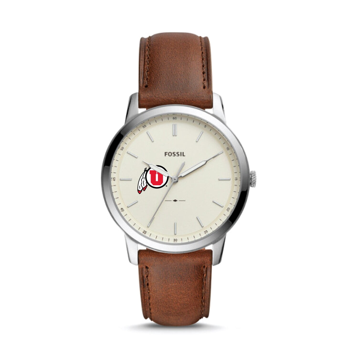 Fossil Utah Utes The Minimalist Leather Watch - Walmart.com