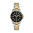 Fossil Women's Fossil Blue Dive Three-Hand, Stainless Steel Watch ...