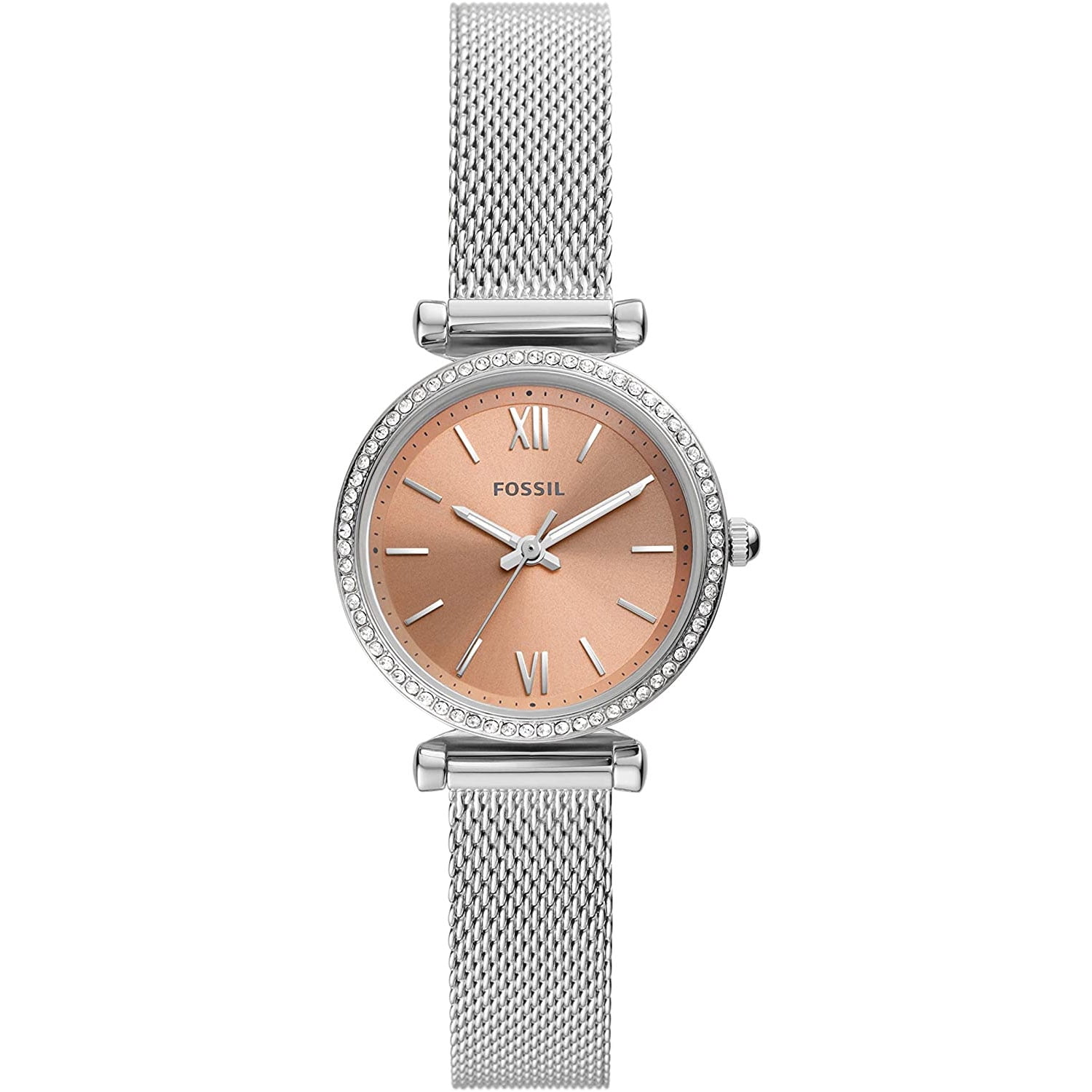 Fossil Women's Carlie Mini Pink Dial Watch - Walmart.com