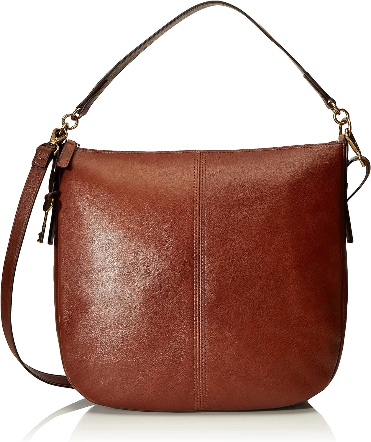 Fossil Women's Jolie Leather Hobo Purse Handbag for Women Brown ...