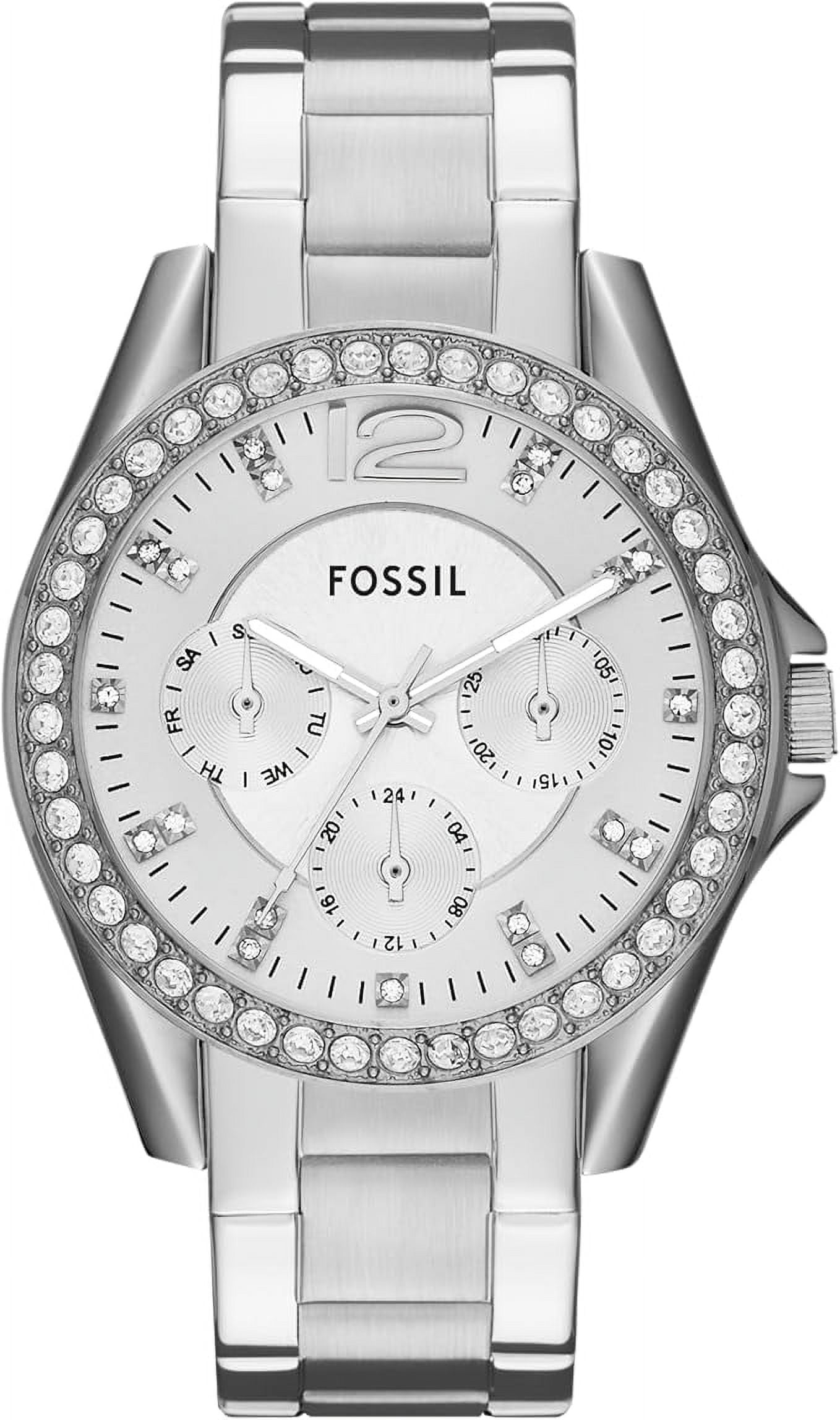 Fossil Women's Riley Quartz Stainless Steel Multifunction Watch, Color ...