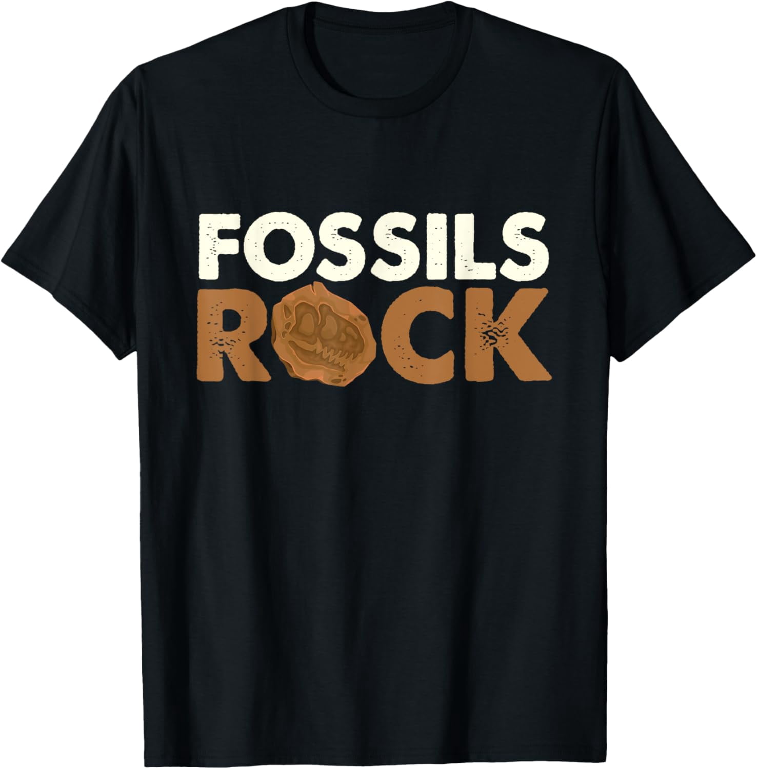 Fossils Rock - Rock Collector Geode Hunter Geology T-Shirt men and ...