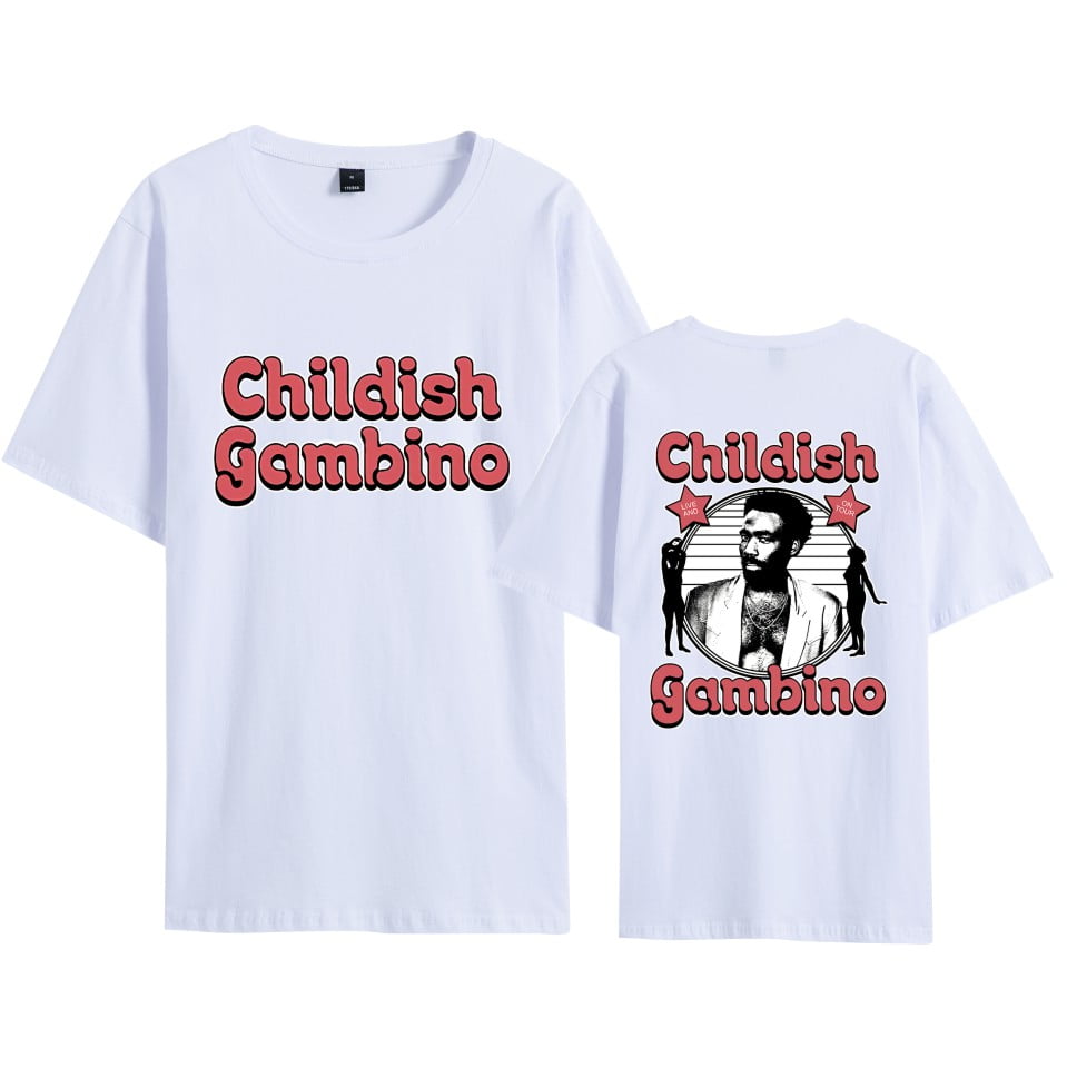 Fosskos Childish Gambino tshirt The New World Tour Merch Tee Tops for ...