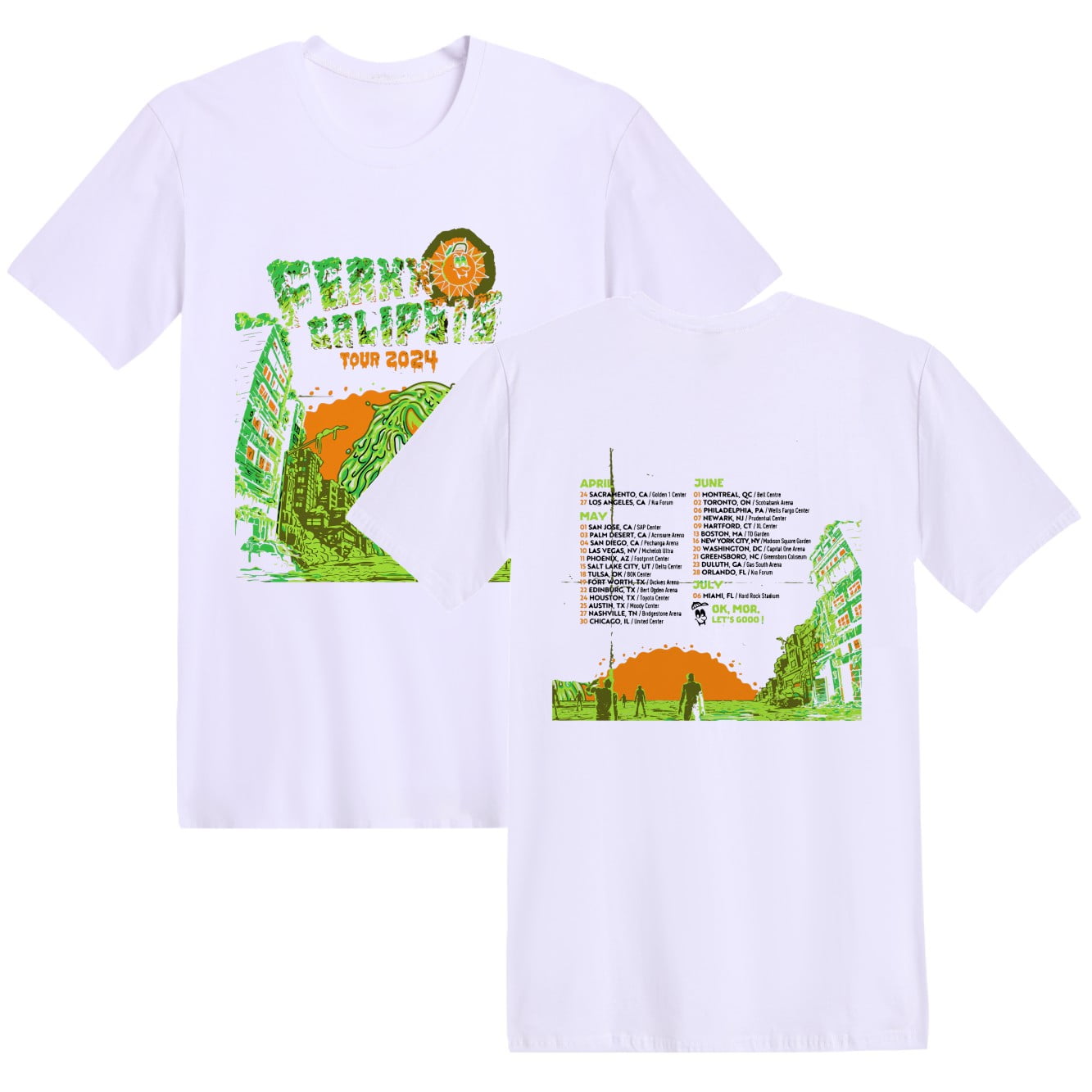 Fosskos Feid Merch Feid Ferxxo Calipsis Tour 2024 T-Shirt Women Men ...