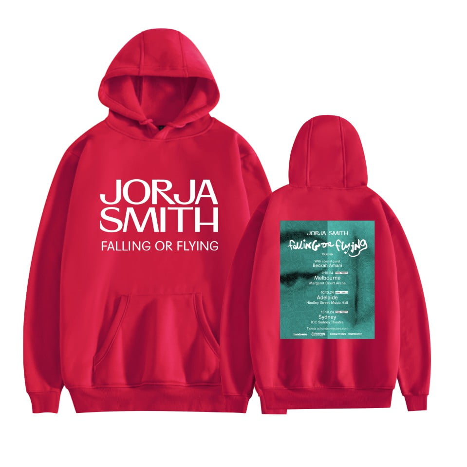 Fosskos Jorja Smith Falling or Flying 2025 Tour Merch Hoodie Long ...