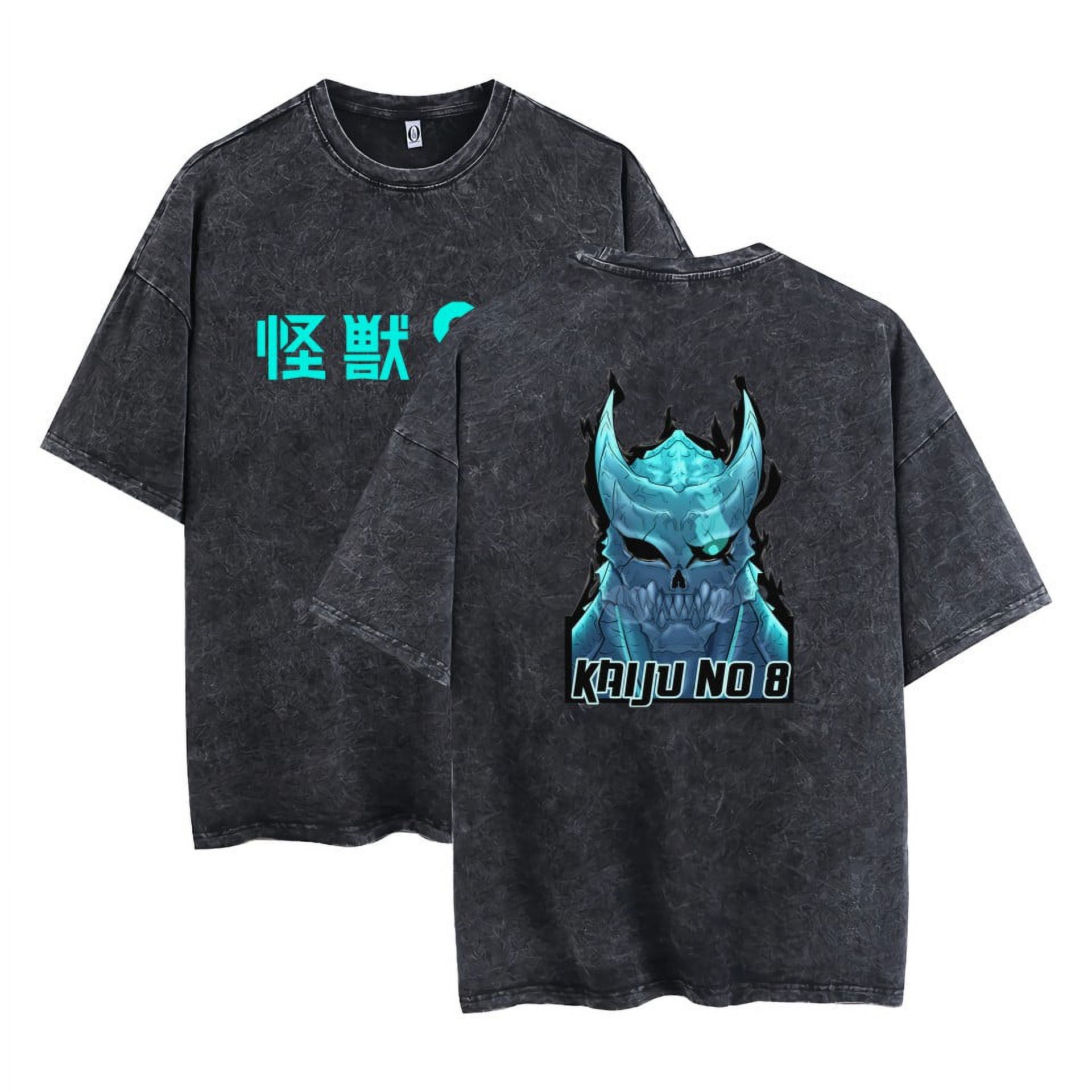 Fosskos Kaiju No.Eight T-Shirt Unisex Short Sleeve Crew Neck 100% ...