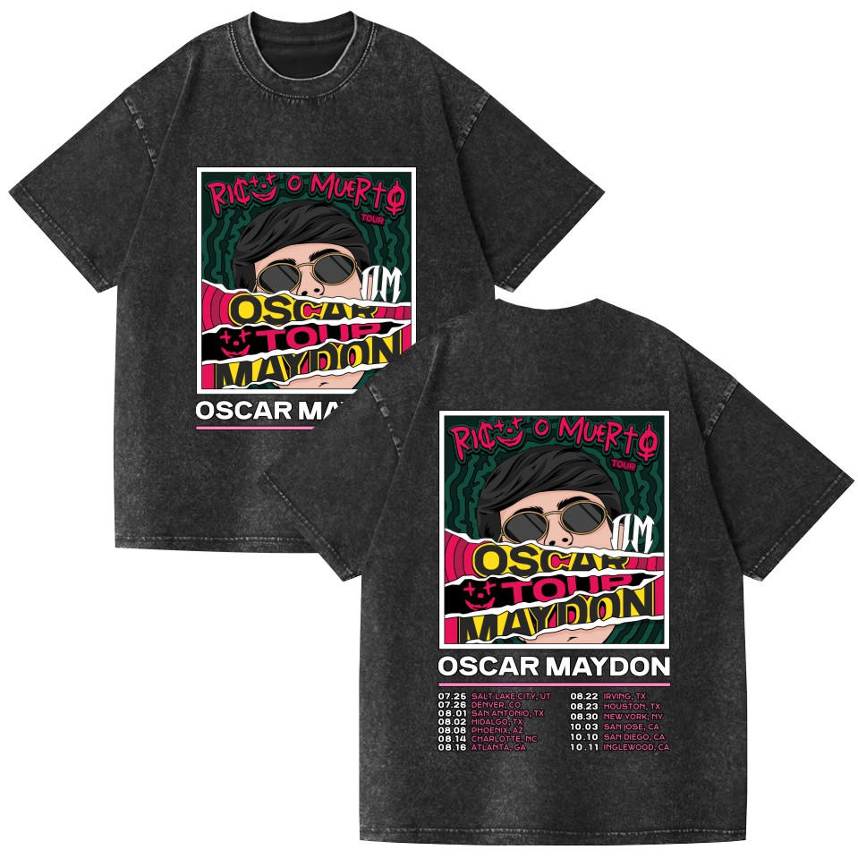 Fosskos Oscar Maydon 2025 Tour Washed men's and women's retro casual ...