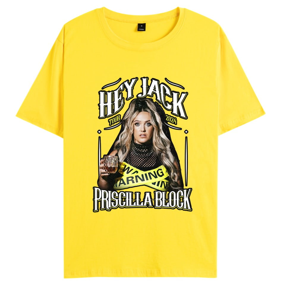 Fosskos Priscilla Block 2025 Tour Merch T-shirt Casual Streetwear ...