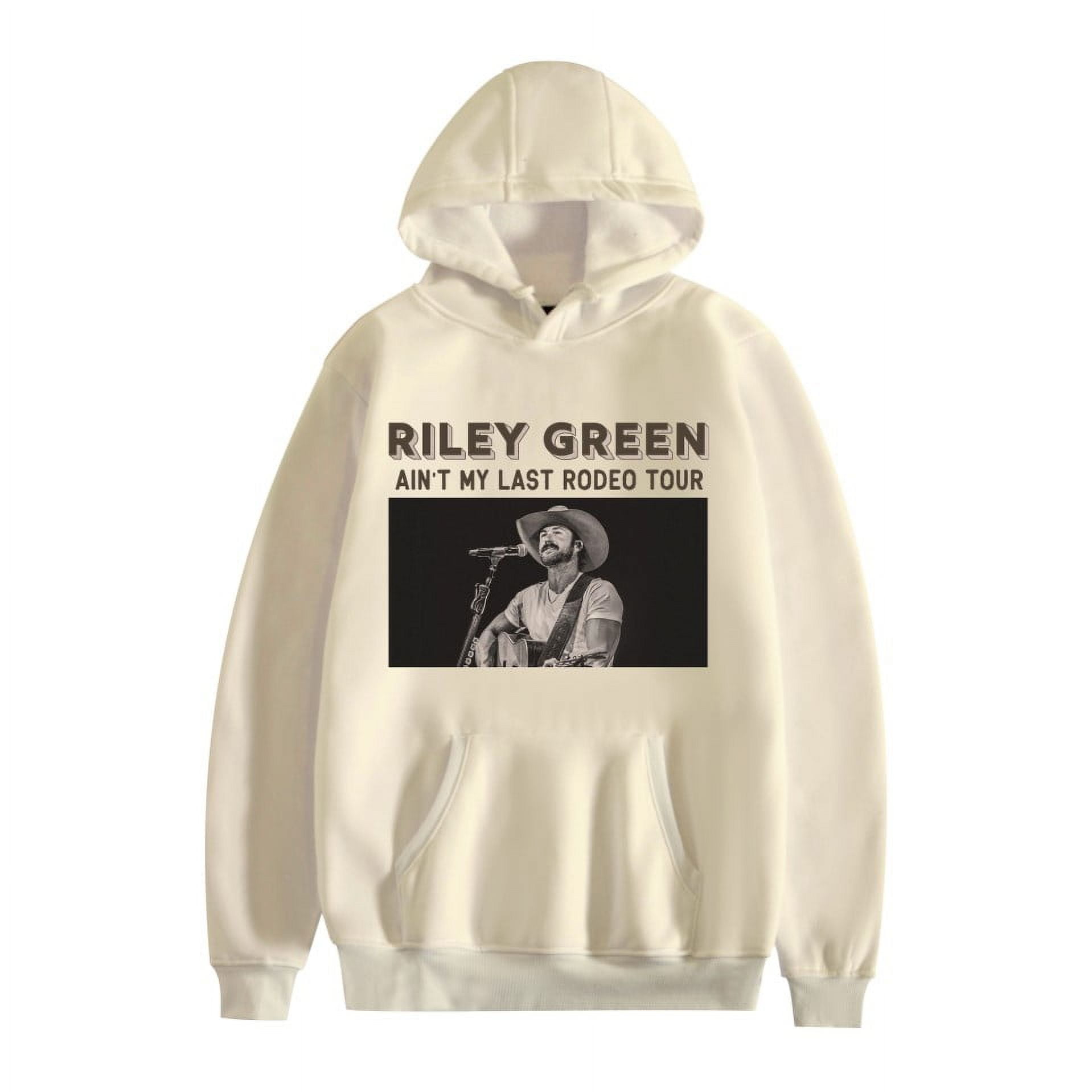 Fosskos Riley Green Hoodie Ain't My Last Rodeo Tour 2024 Merch Hooded ...