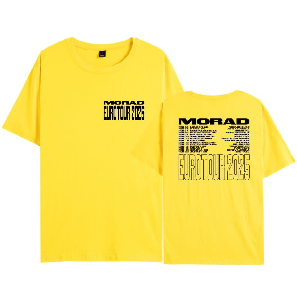 Fosskos Show Off Your Street Style with Rapper Morad 2025 Tour T-Shirts ...
