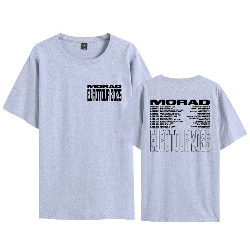 Fosskos Show Off Your Street Style with Rapper Morad 2025 Tour T-Shirts ...
