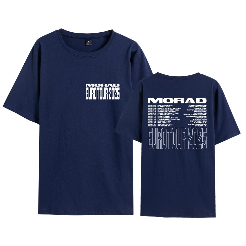 Fosskos Show Off Your Street Style with Rapper Morad 2025 Tour T-Shirts ...
