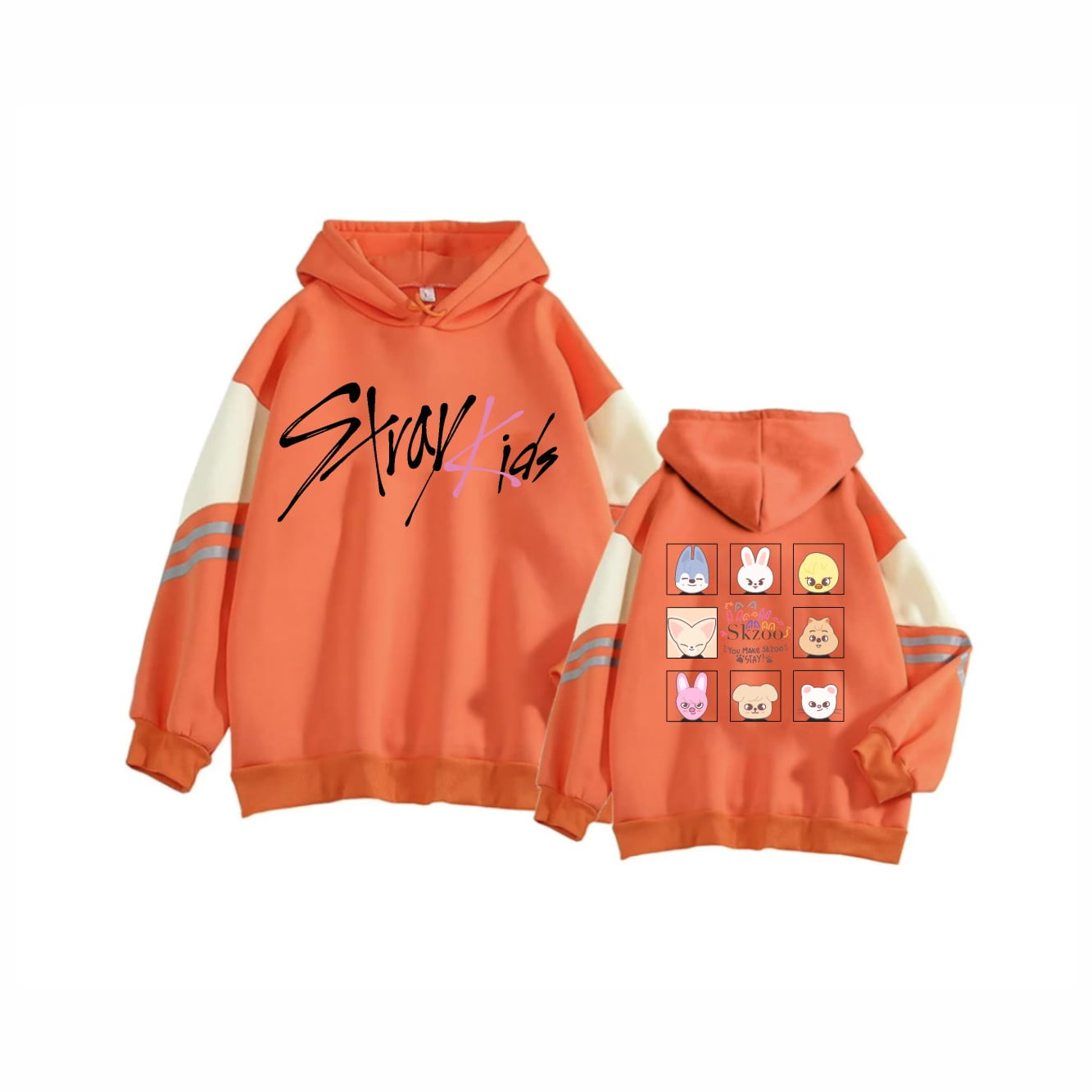 Fosskos Stray Kids Kpop Bangchan Felix Hyunjin Hoodies Merch For ...