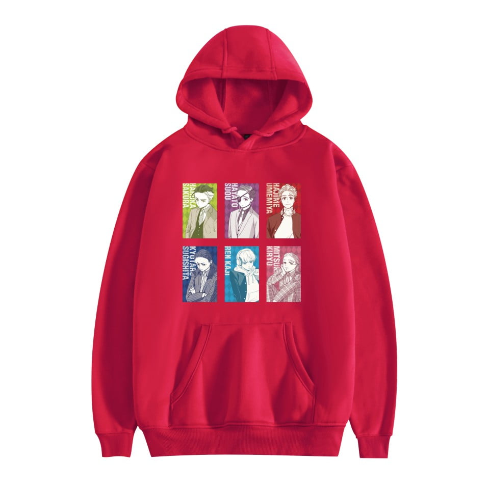 Fosskos WIND BREAKER Merch Anime Hoodie Anime Characters Graphic Long ...