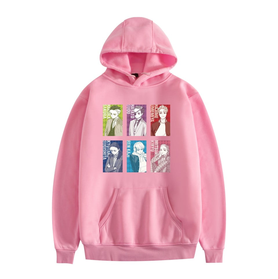 Fosskos WIND BREAKER Merch Anime Hoodie Anime Characters Graphic Long ...