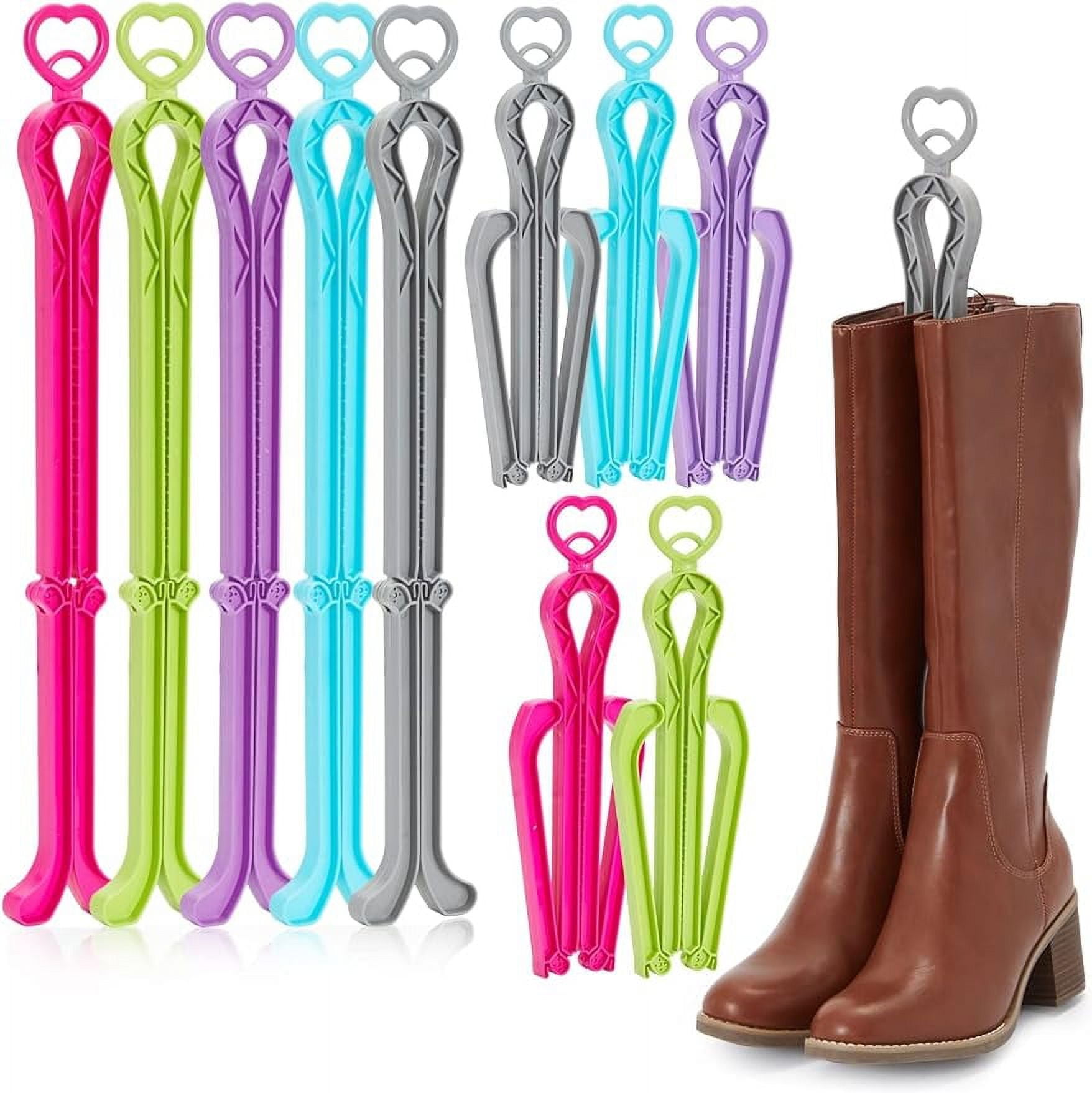 Fostbeen 10 Pack Adjustable Boot Shapers for Tall Boots, Below-The-Knee ...